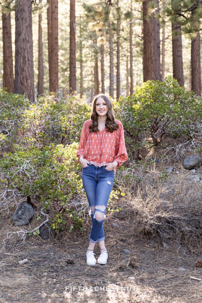 Forest High School Senior Portraits by Reno Senior Photographer