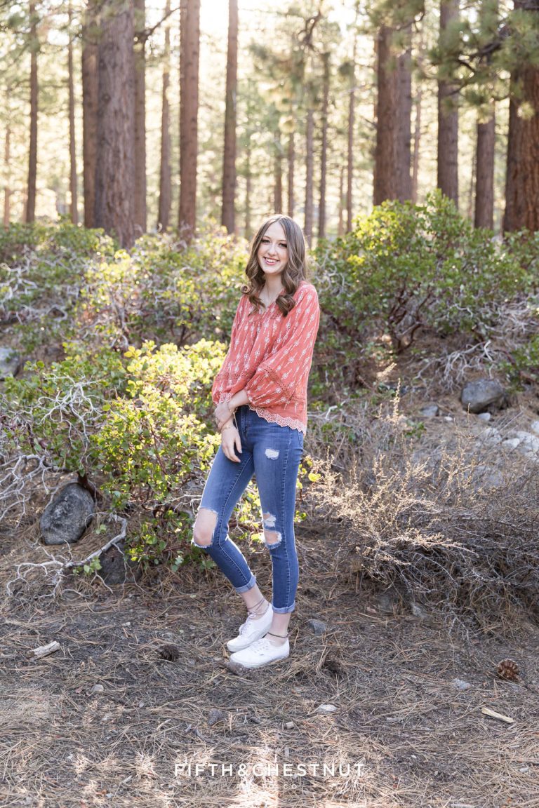 Forest High School Senior Portraits by Reno Senior Photographer