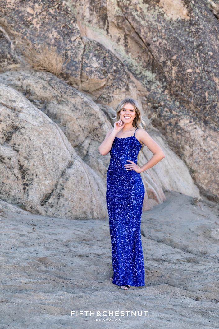 Moon Rocks Senior Portraits by Reno Senior Photographer