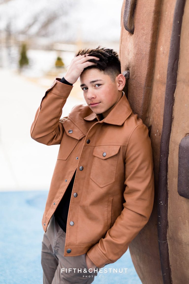 Baseball Themed Senior Portraits by Reno Senior Photographer