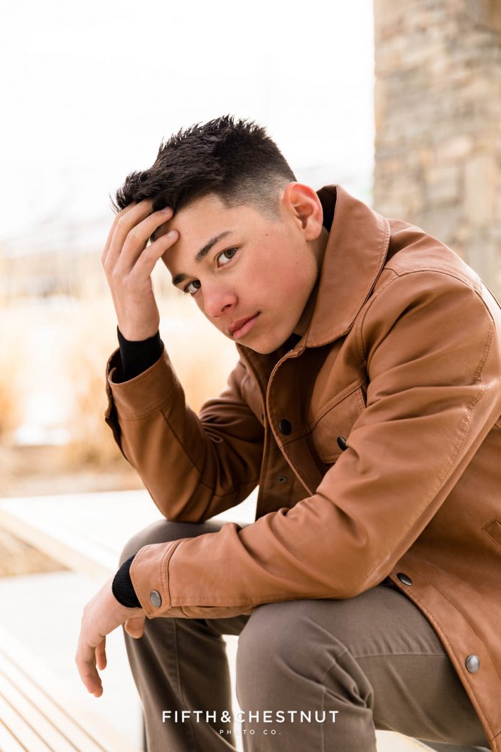 Baseball Themed Senior Portraits by Reno Senior Photographer