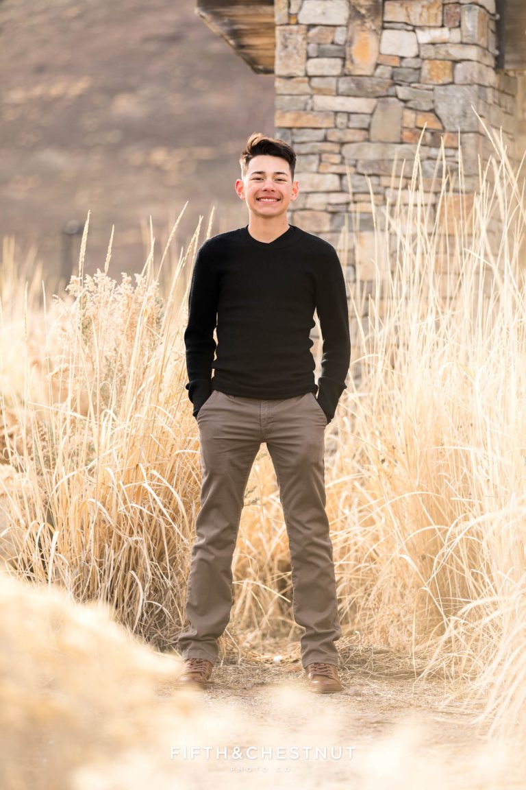 Baseball Themed Senior Portraits by Reno Senior Photographer