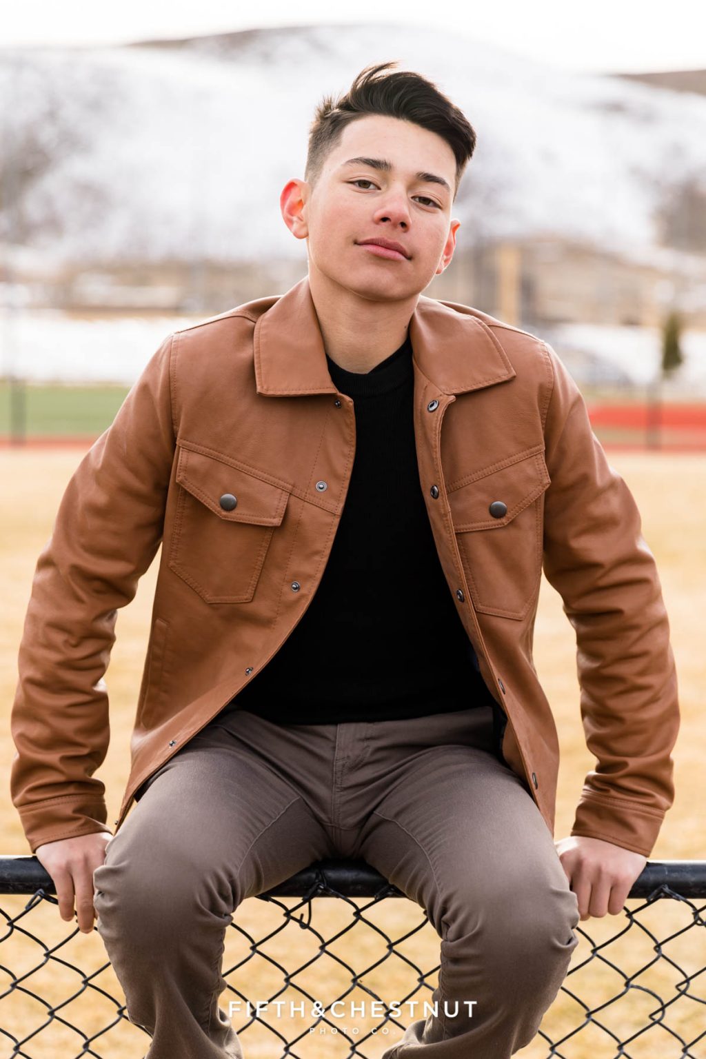 Baseball Themed Senior Portraits by Reno Senior Photographer
