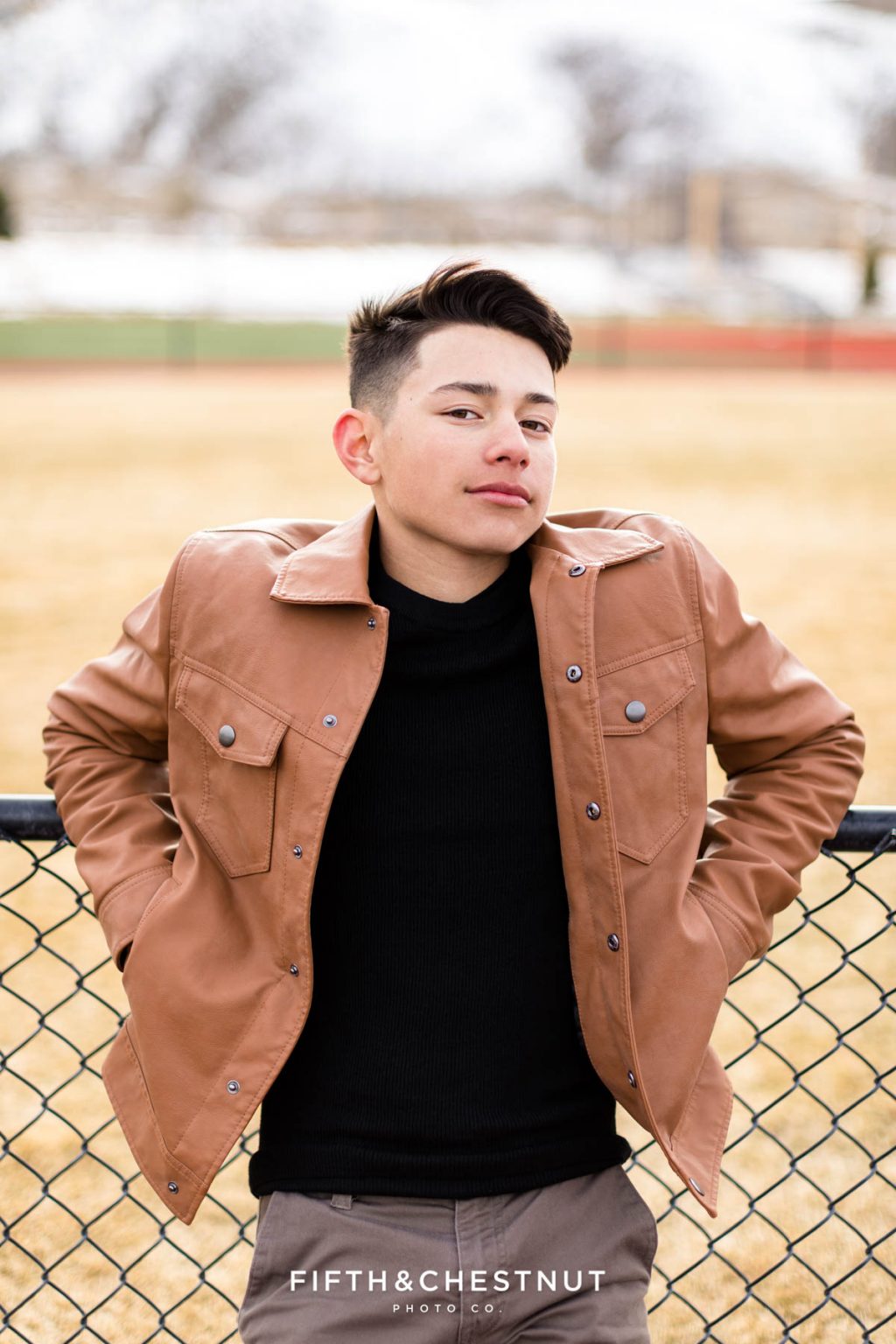 Baseball Themed Senior Portraits by Reno Senior Photographer