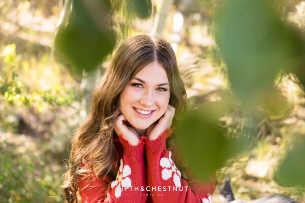 Cute Fall Teen Portraits by Reno Senior Photographer