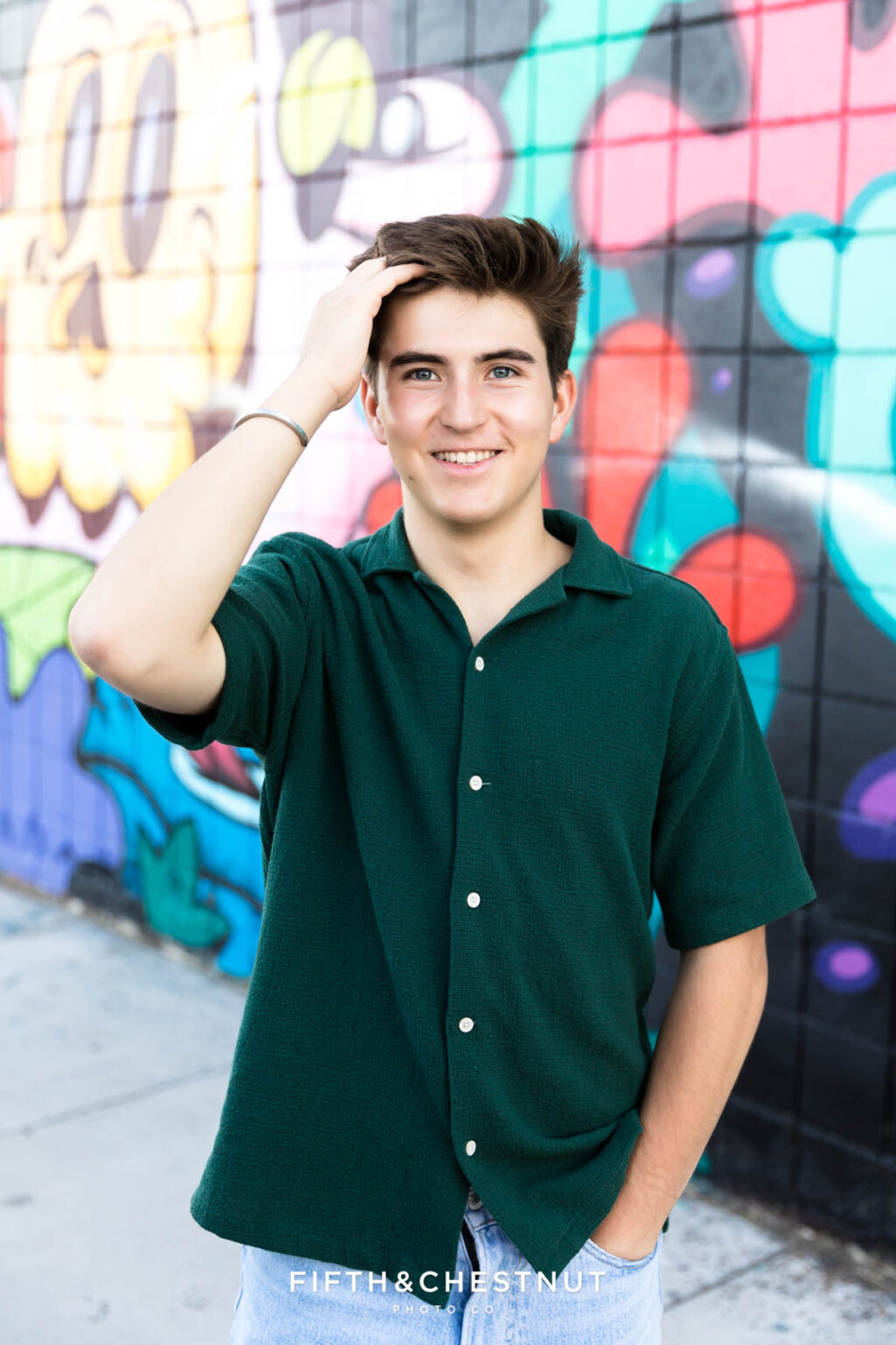 Creative Midtown Senior Portraits by Reno Senior Photographer