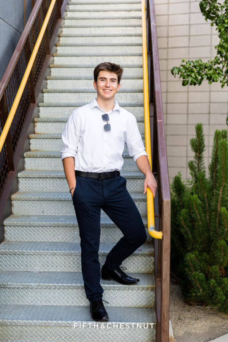 Creative Midtown Senior Portraits by Reno Senior Photographer