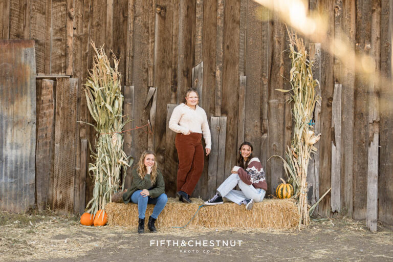 Senior VIP Team Pumpkin Patch Portraits in Reno