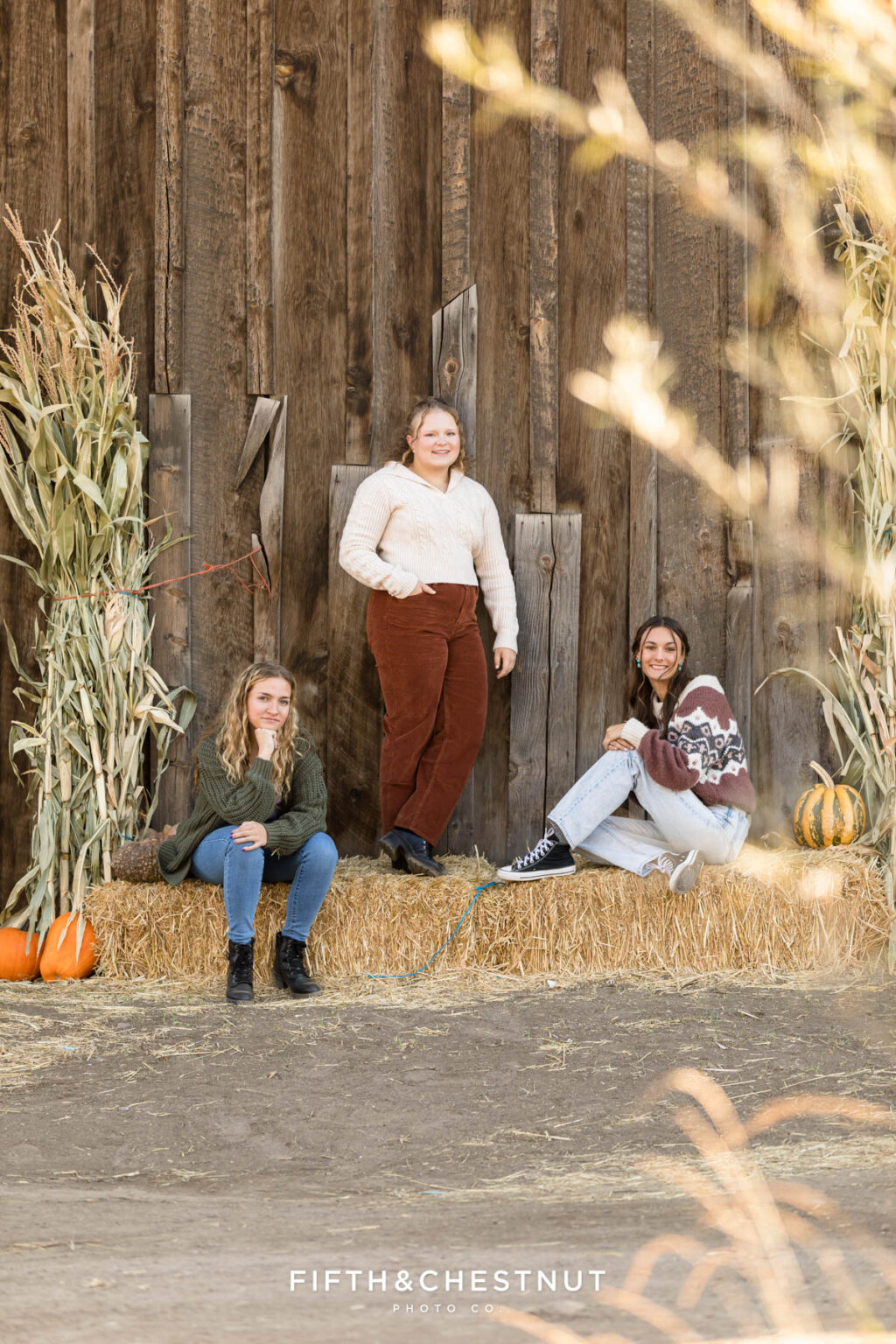Senior VIP Team Pumpkin Patch Portraits in Reno
