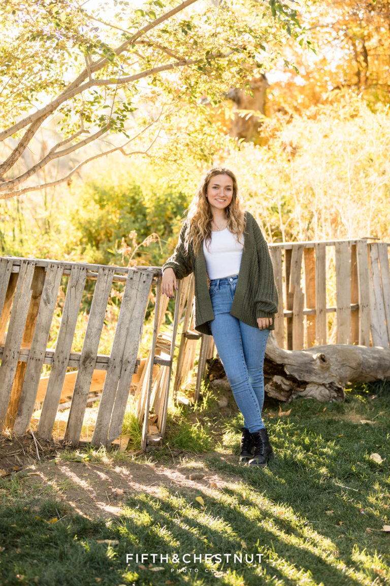 Senior VIP Team Pumpkin Patch Portraits in Reno