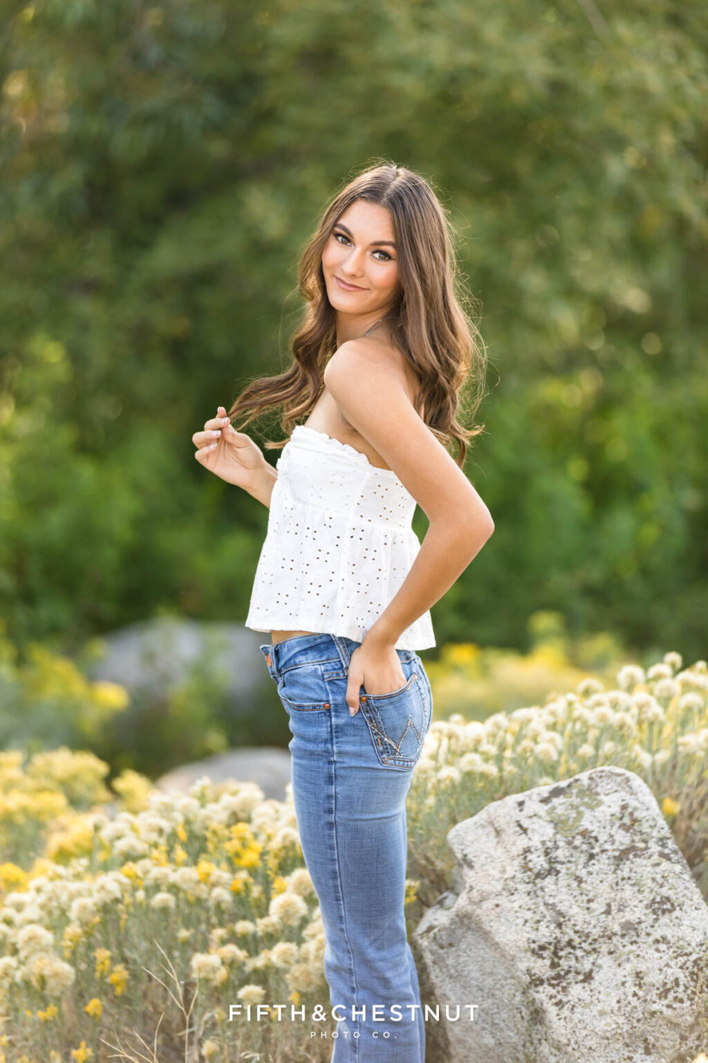 South Lake Tahoe Senior Portraits in September with Kenzie