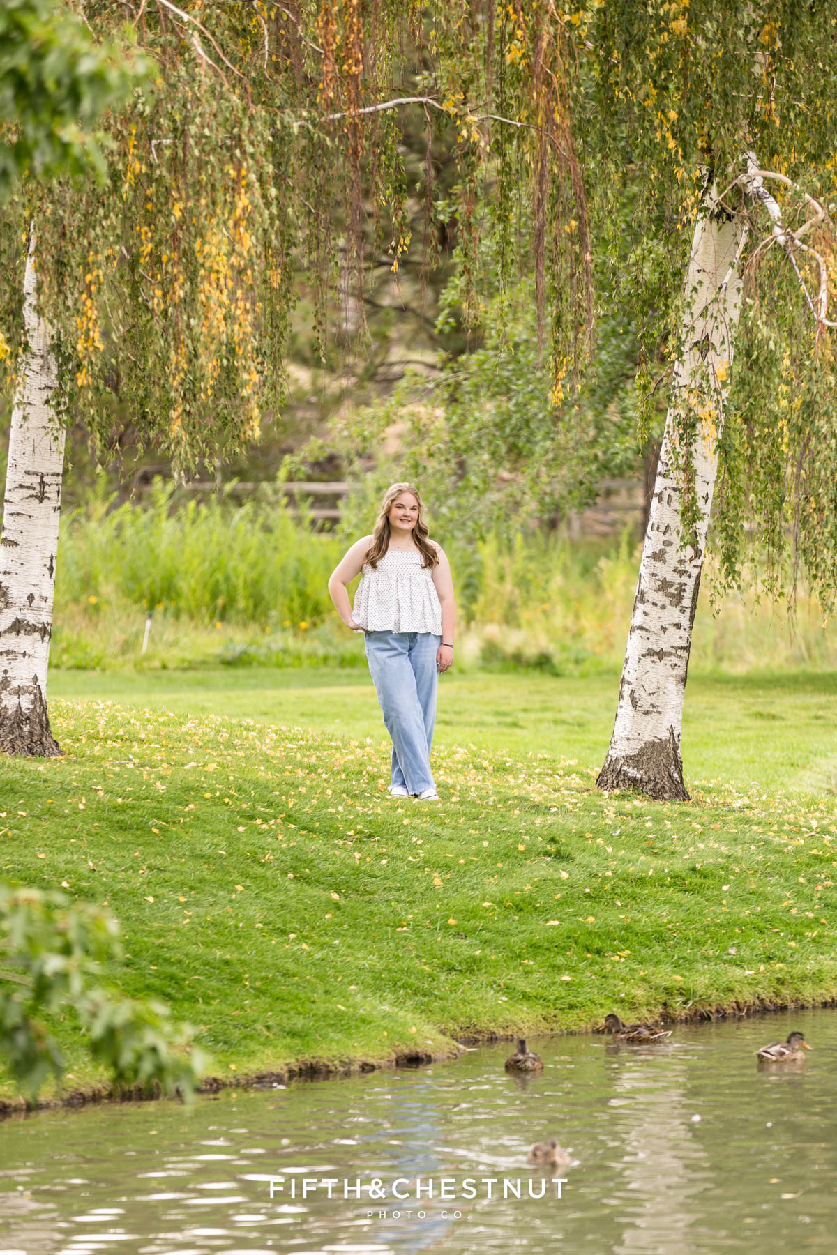 Senior portraits at Caughlin Ranch